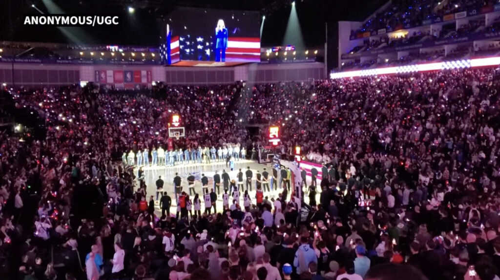 NBA Fans in London Boo Trump's Greenland Madness During National Anthem ...